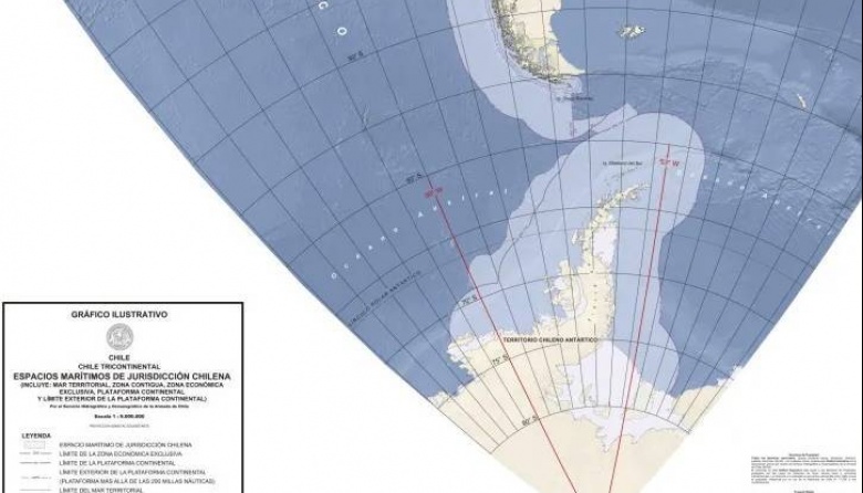 Chile nuevamente se adjudica territorio argentino en su mapa - Austral News